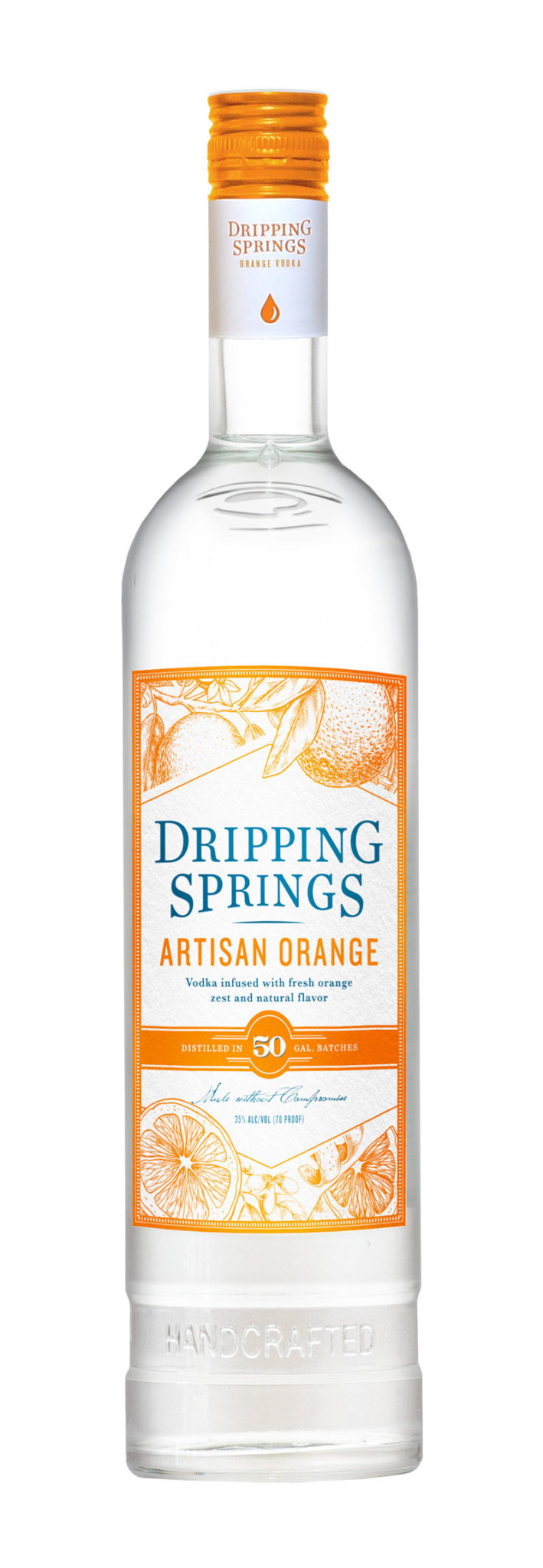 Artisan Orange Vodka Bottle Shots - Dripping Springs Vodka